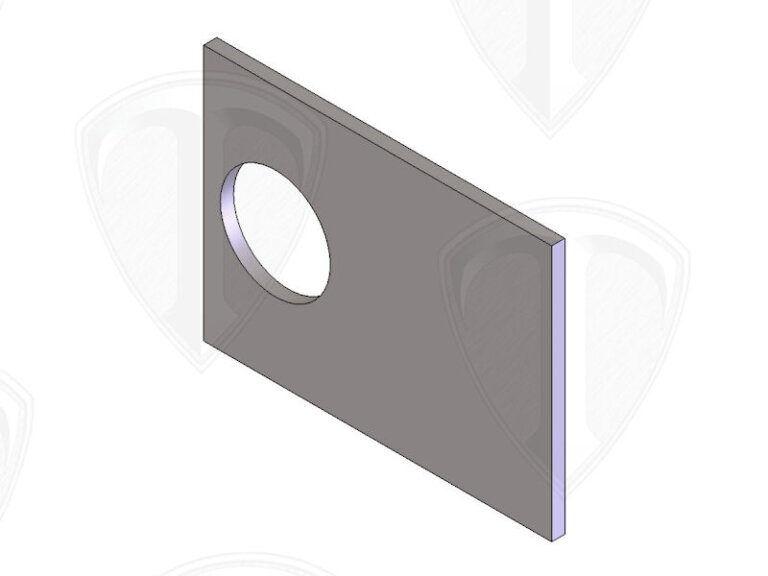 Wheelie Bar Housing Plate