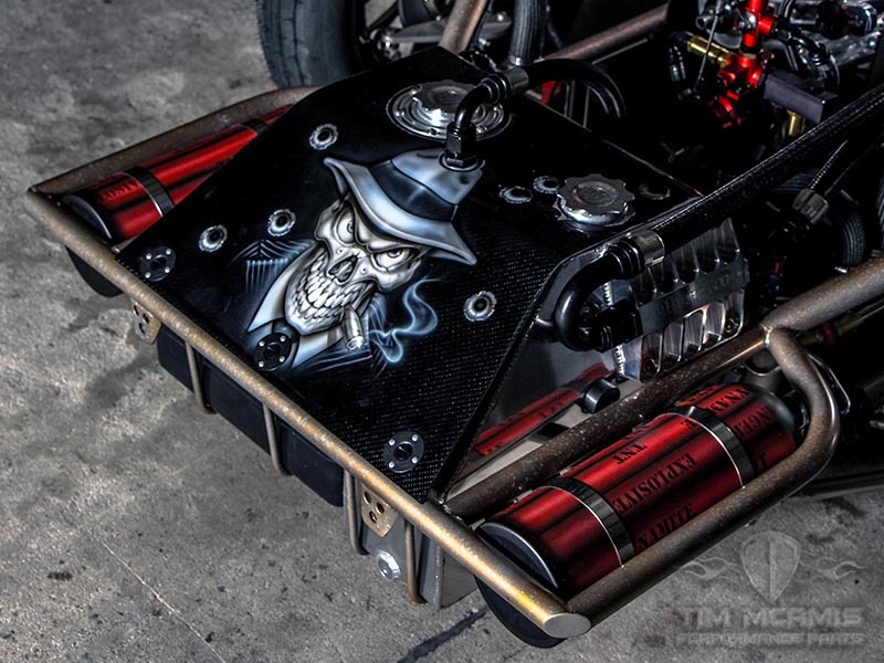 Carbon Fiber Fuel/Oil Tank Cover