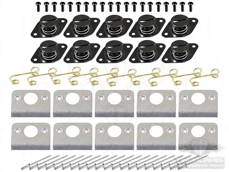7/16" Self Eject Dzus Kit (Black)