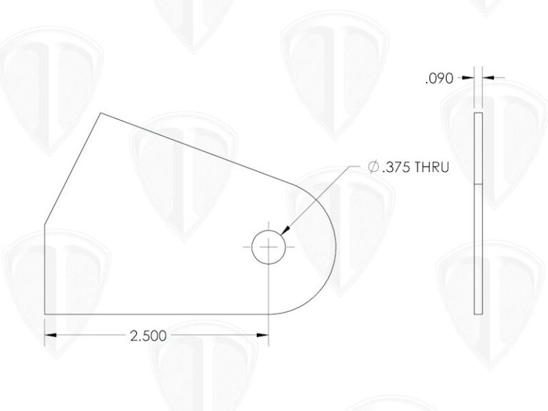 Wheelie Bar Wheel Plate