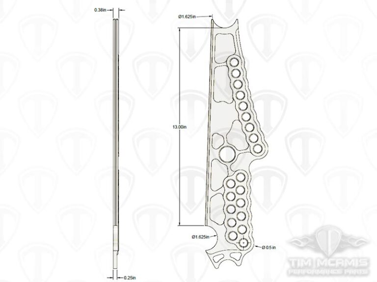 Billet 4-Link Chassis Brackets - Tim McAmis Performance Parts